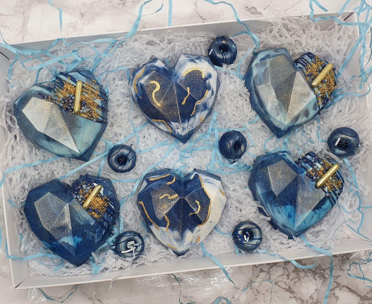 Geo Chocolate Hearts- Filled With Cakes and All Sweet Things! Perfect ...