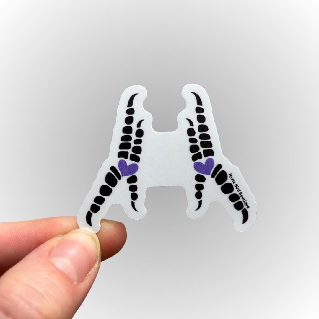 Parrot Footprint Sticker - Etsy