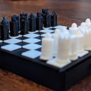 Mini Chess Set - Etsy