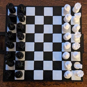 Mini Chess Set - Etsy
