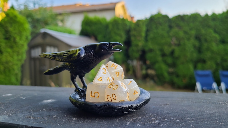 Raven Treasure/dice Guardian - Etsy
