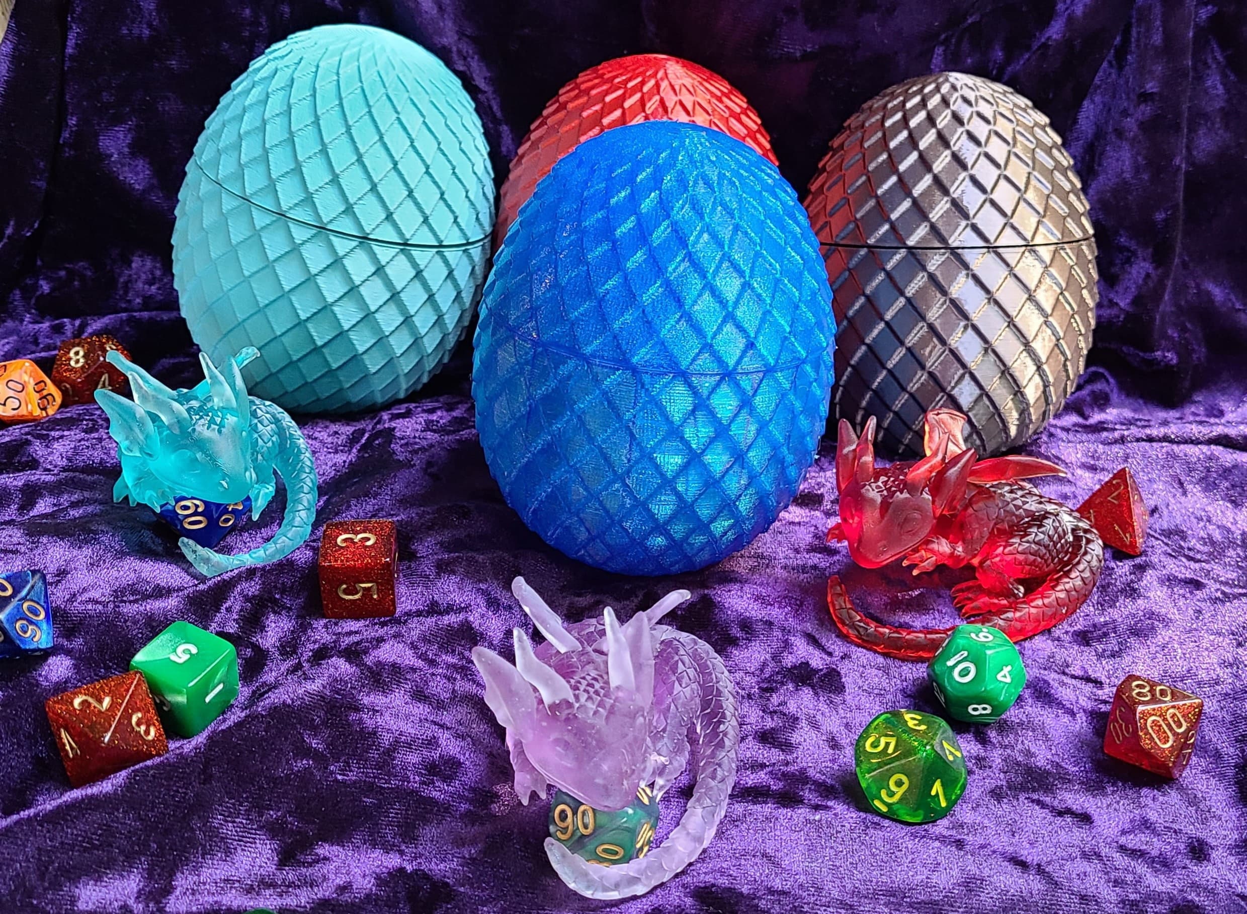 Adorable Dice Guardian Dragon Figurines - Etsy Canada