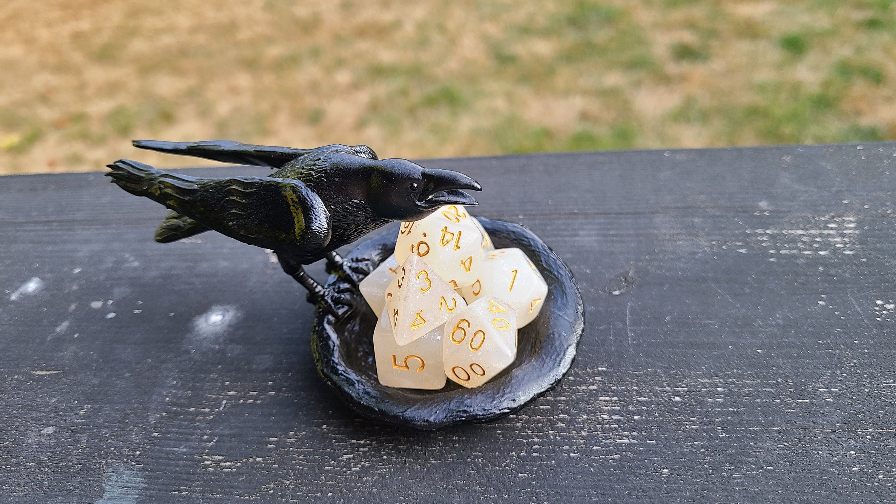 Raven Treasure/dice Guardian - Etsy