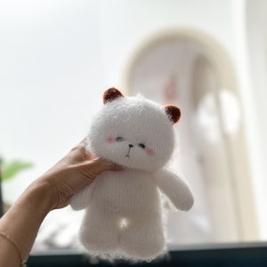 Knitting Pattern-christmas Bear - Etsy