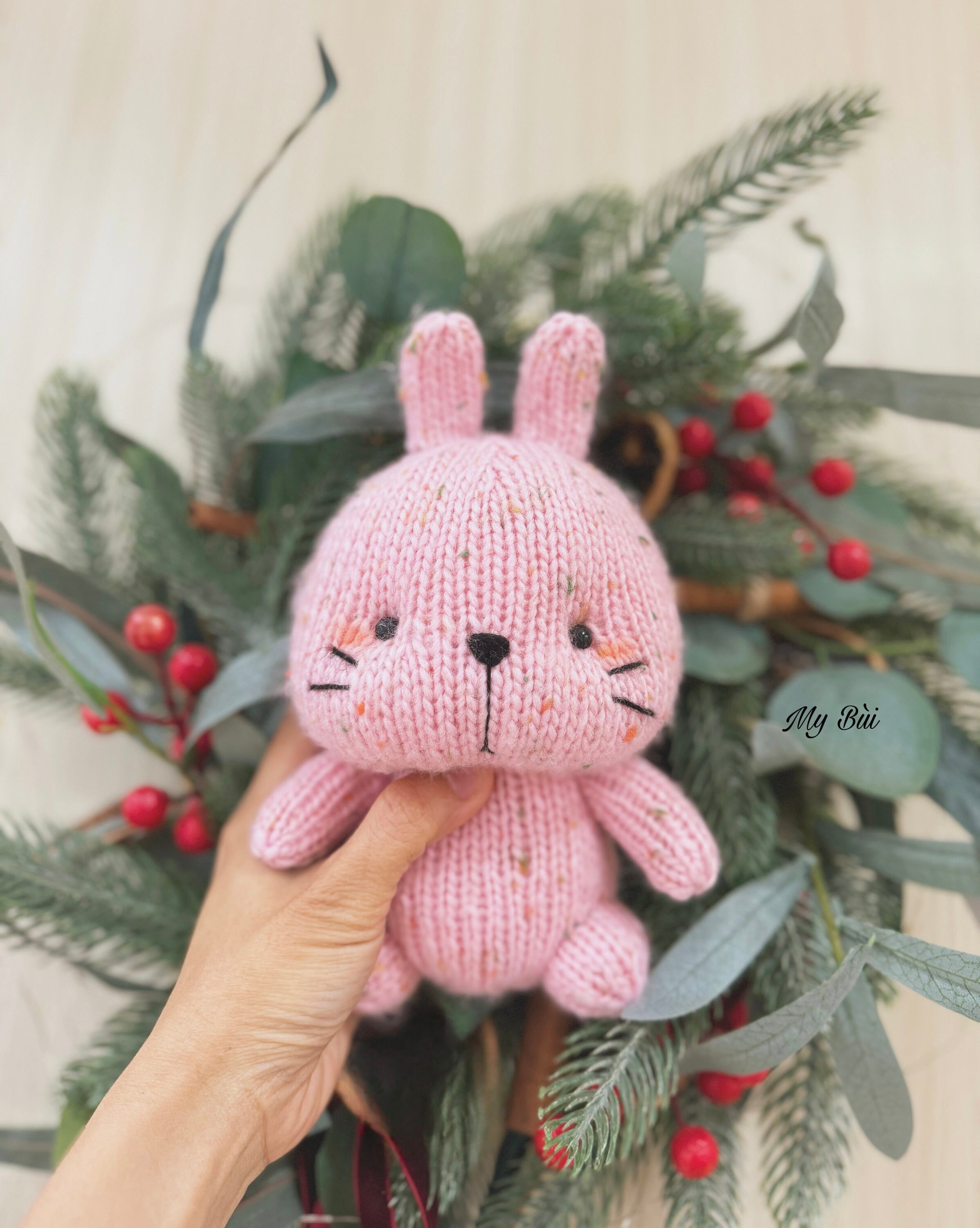 Knitting Pattern- Rabbit- Feppy in the Sandwich! - Etsy