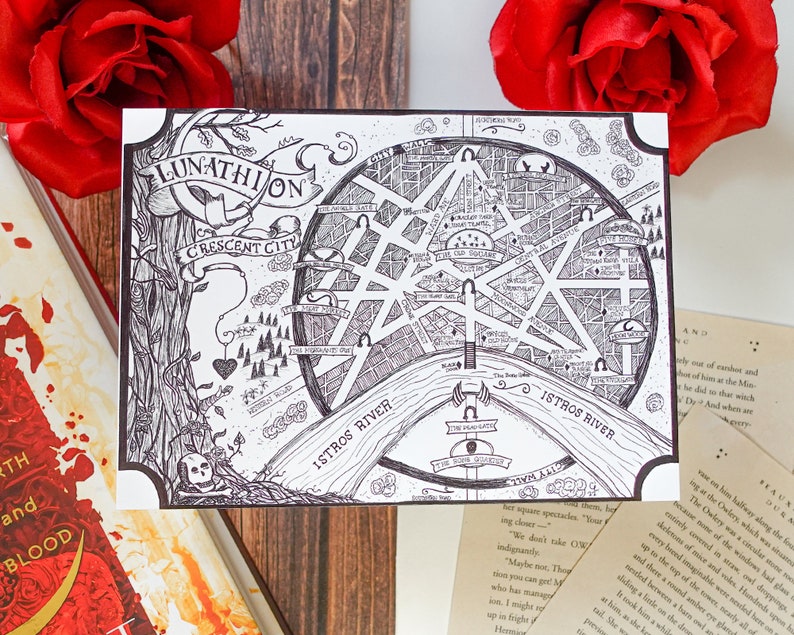 Sarah J Maas Map Bundle A Court of Thorns and Roses Throne - Etsy