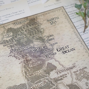 Erilea- TOG Map | COLORED - Etsy