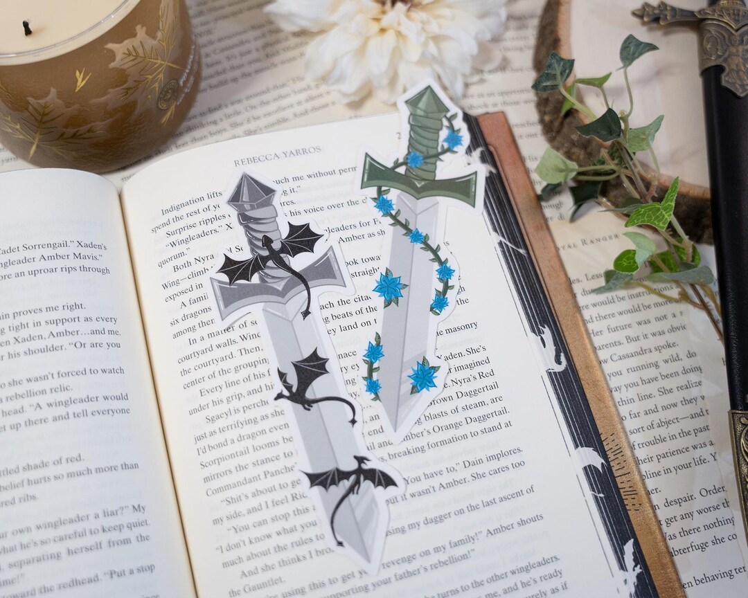 Fantasy Sword Bookmarks | Perfect for Fans of Fourth Wing! - Etsy