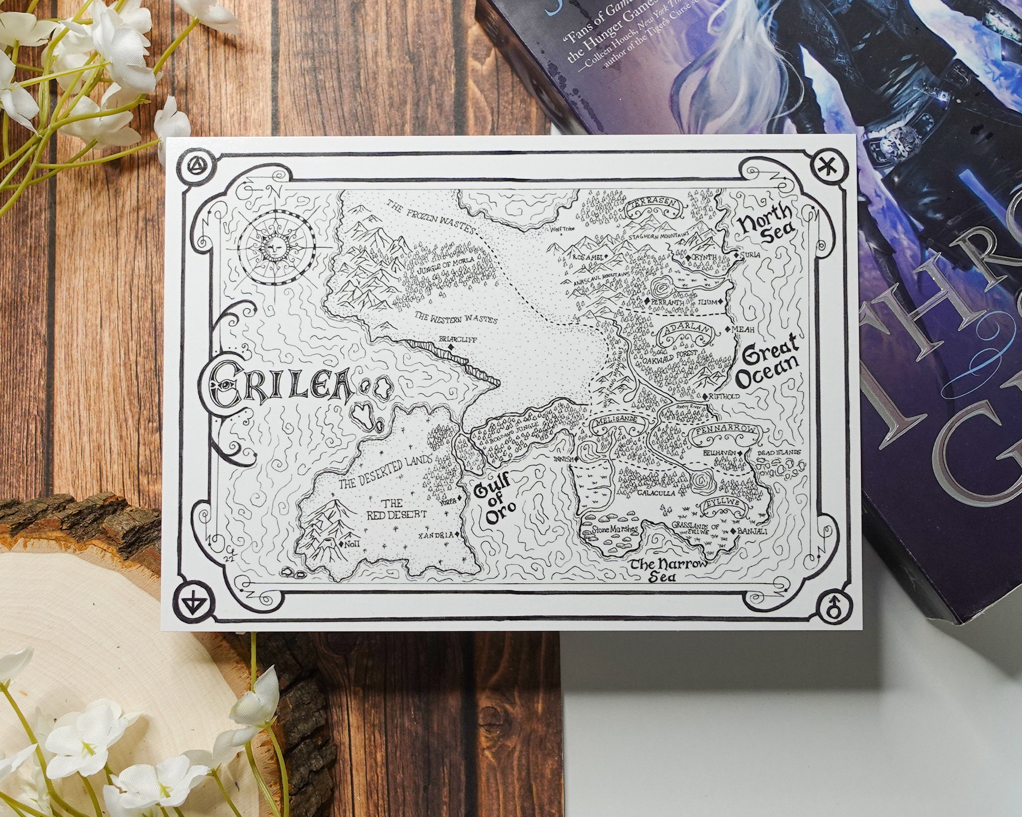 Sarah J Maas Map Bundle A Court of Thorns and Roses Throne - Etsy