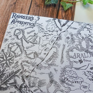Ranger's Apprentice Map Print Hand Drawn Art Print - Etsy