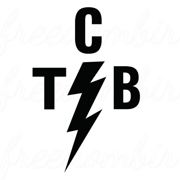 Tcb Lightning Bolt Elvis Necklace - Etsy