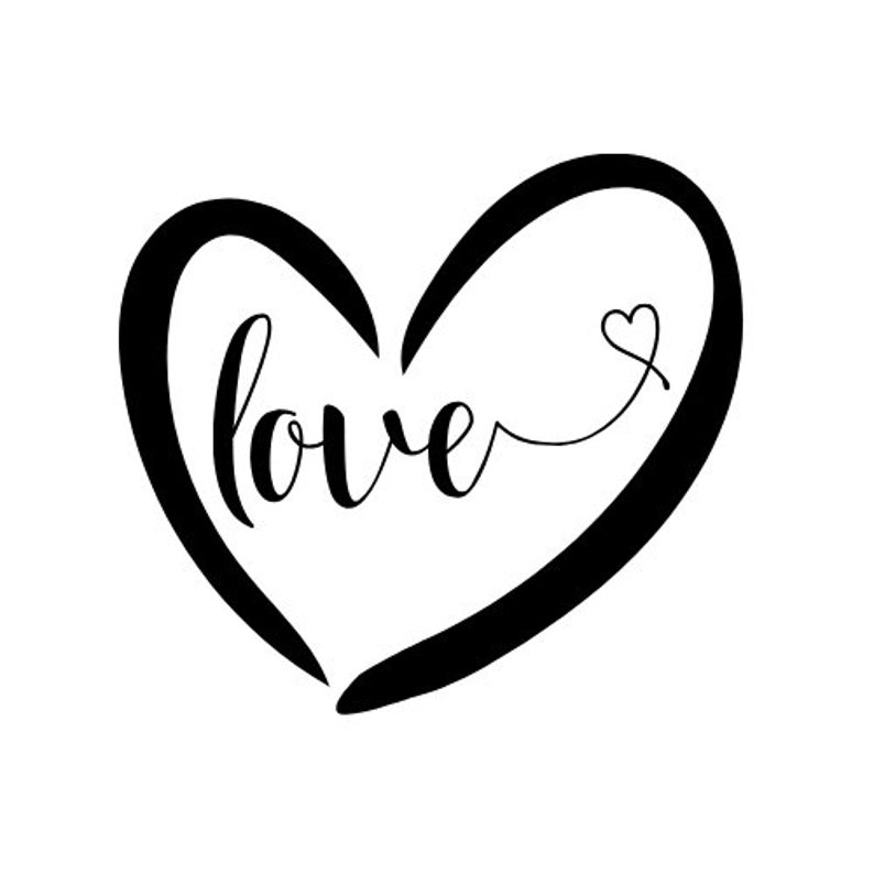 Digital Heart Outlines,outline Heart Images,love Heart,valentine Day ...