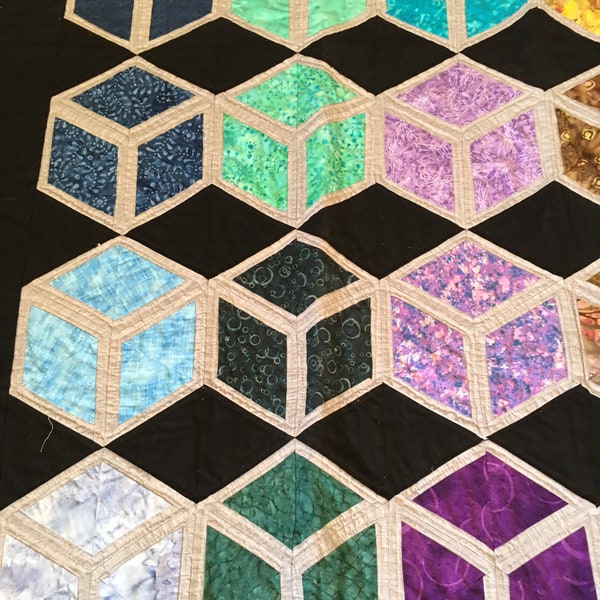 Hollow Cube Quilt Pattern - Etsy