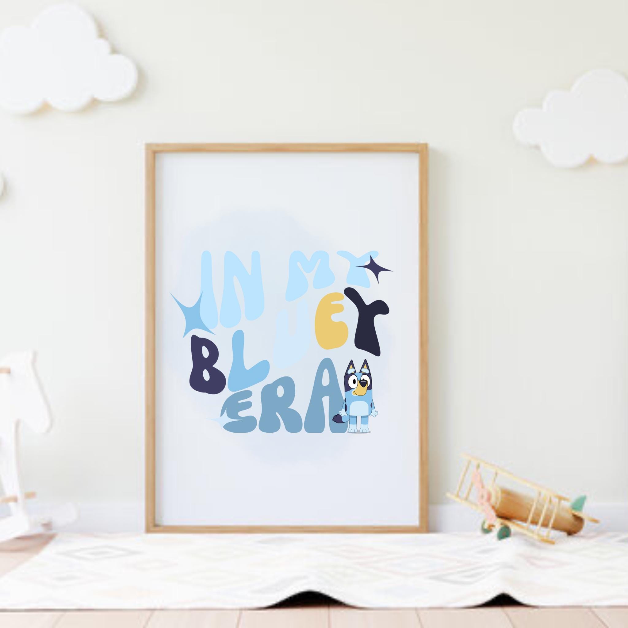 Bluey Print, Bluey, Bingo, Kids Wall Art, Bedroom Wall Art, Kids ...