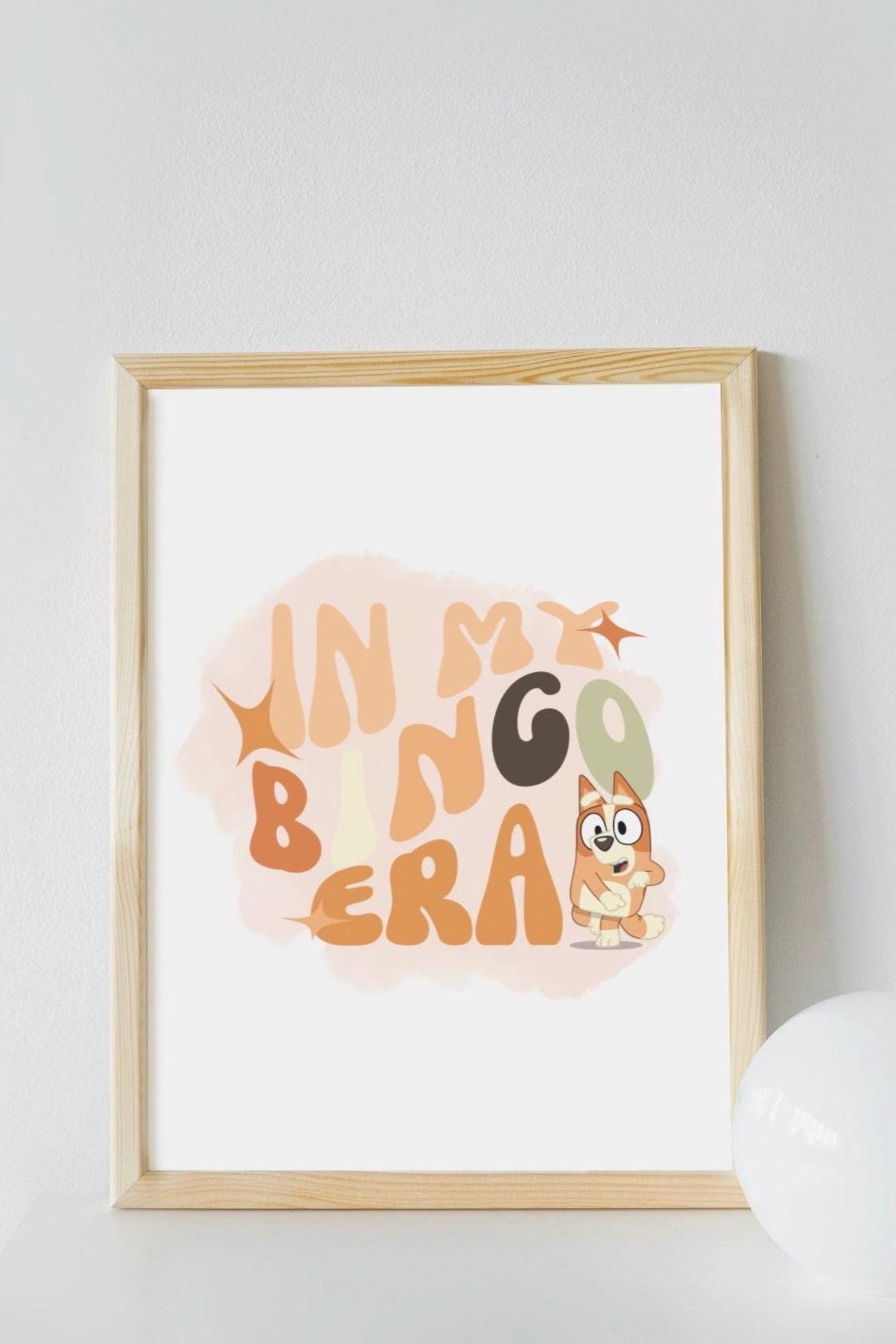 Bingo Print, Bluey and Bingo, Bluey, Bluey Digital, Bluey Art, Bluey ...