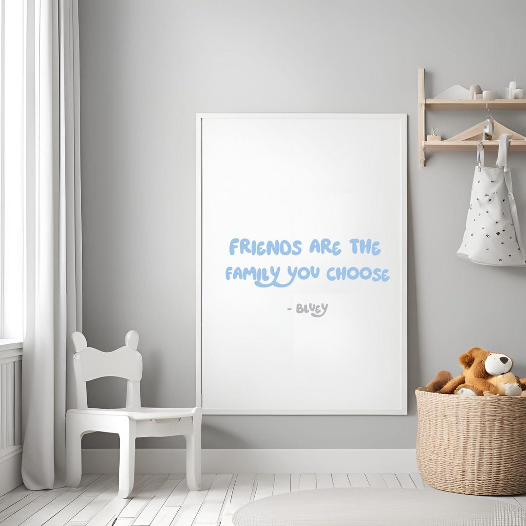 Bluey Quote Print, Bluey, Bingo, Kids Wall Art, Bedroom Wall Art, Kids ...