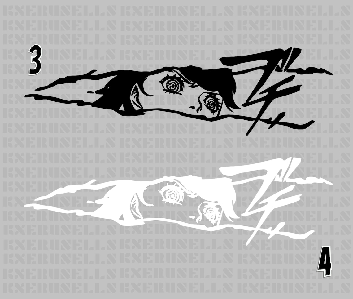 Critical Hit Vinyl Decal Sticker Itasha JDM Anime Video | Etsy