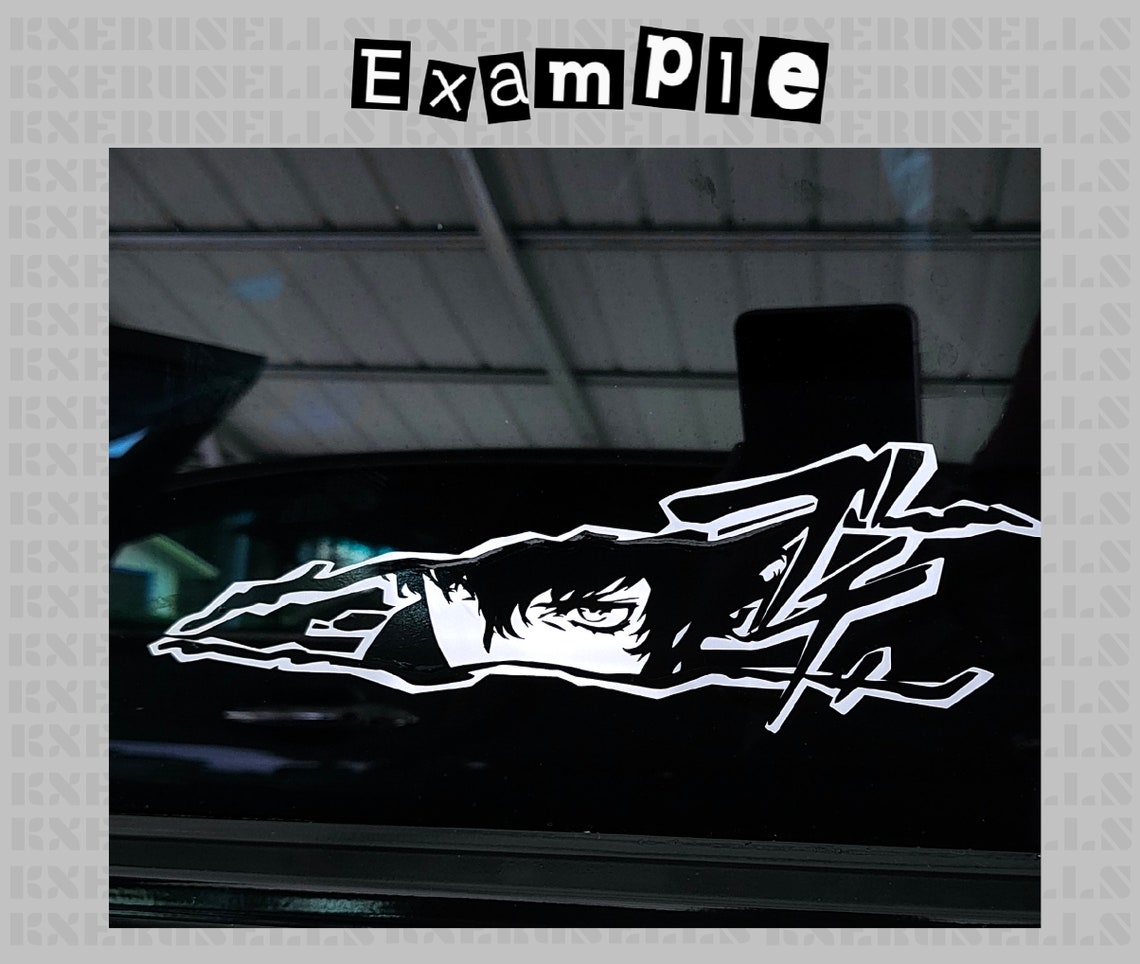 Critical Hit Vinyl Decal Sticker Itasha JDM Anime Video | Etsy
