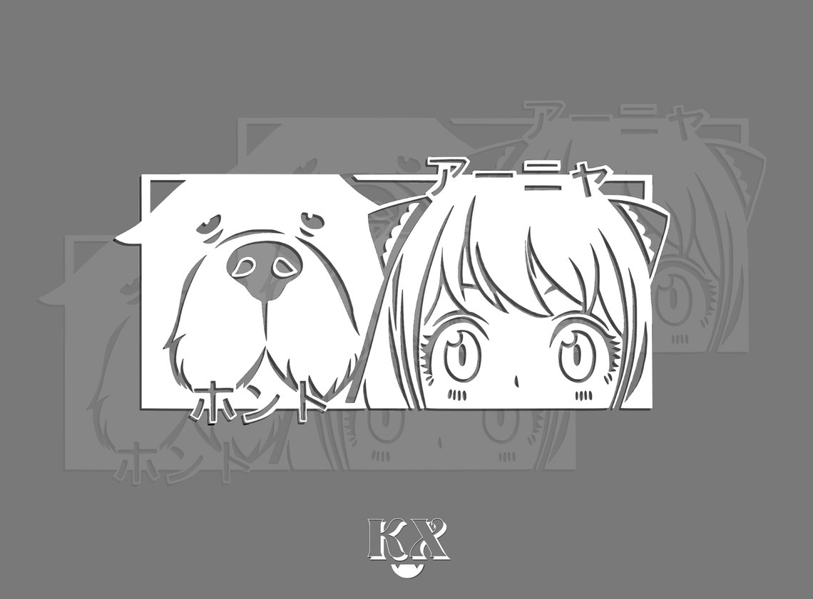 Anime Spy and Family Dog Vinyl Decal / Bond / Sxf / Sticker / Manga ...
