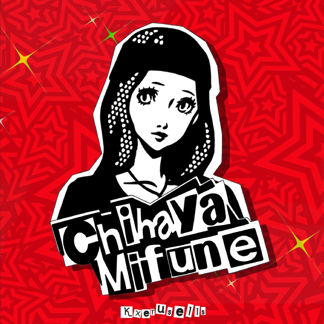 Fortune Confidant Portrait | Vinyl Decal Anime Itasha JDM Waifu Video ...