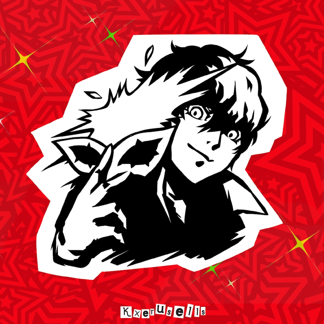 Protagonist Sticker Vinyl Decal JDM Anime Manga Video Game - Etsy