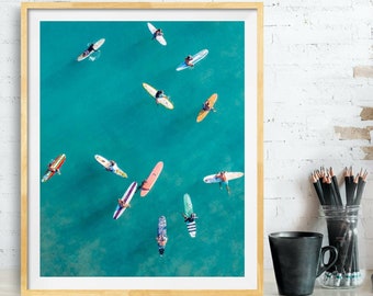 Aerial Beach Print | Etsy