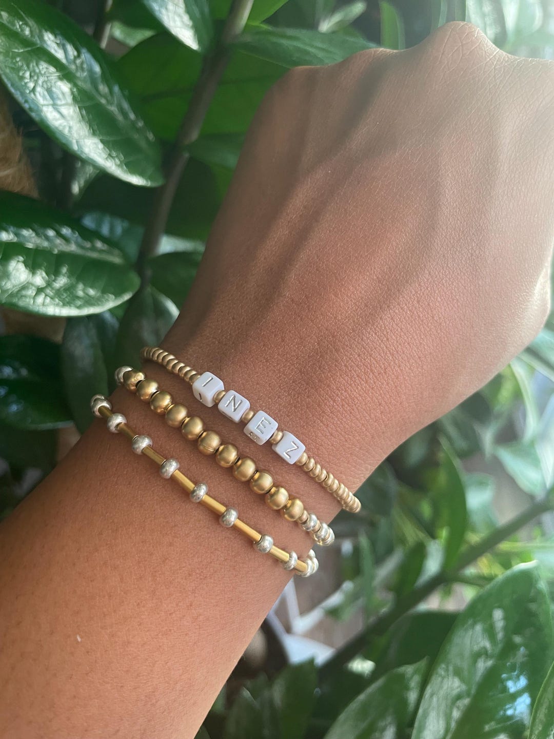 Mixed Metals Stack - Etsy