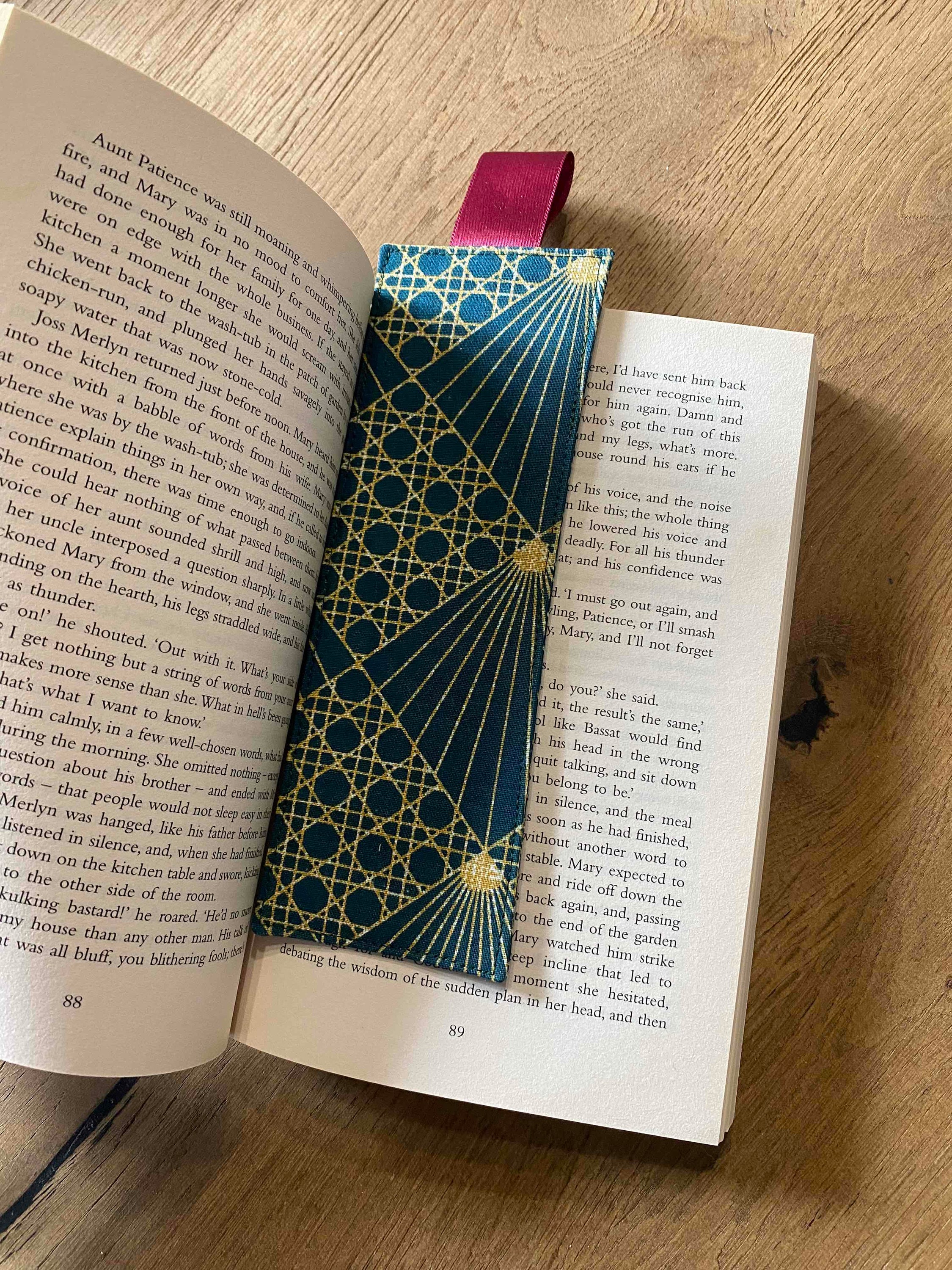 Handmade Fabric Bookmarks - Etsy