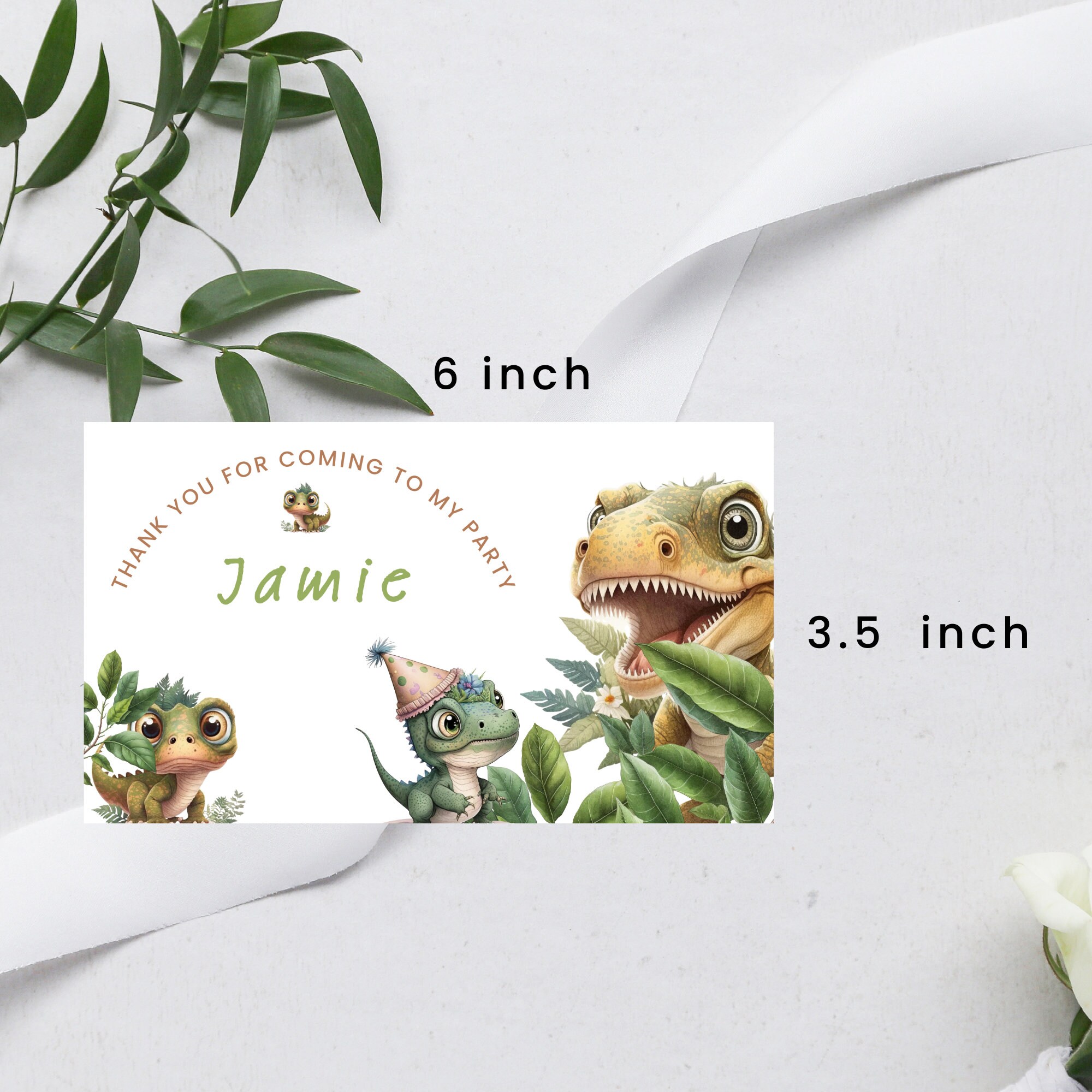 Dinosaur Party Gable Box Label Printable, EDITABLE Dinosaur Birthday ...