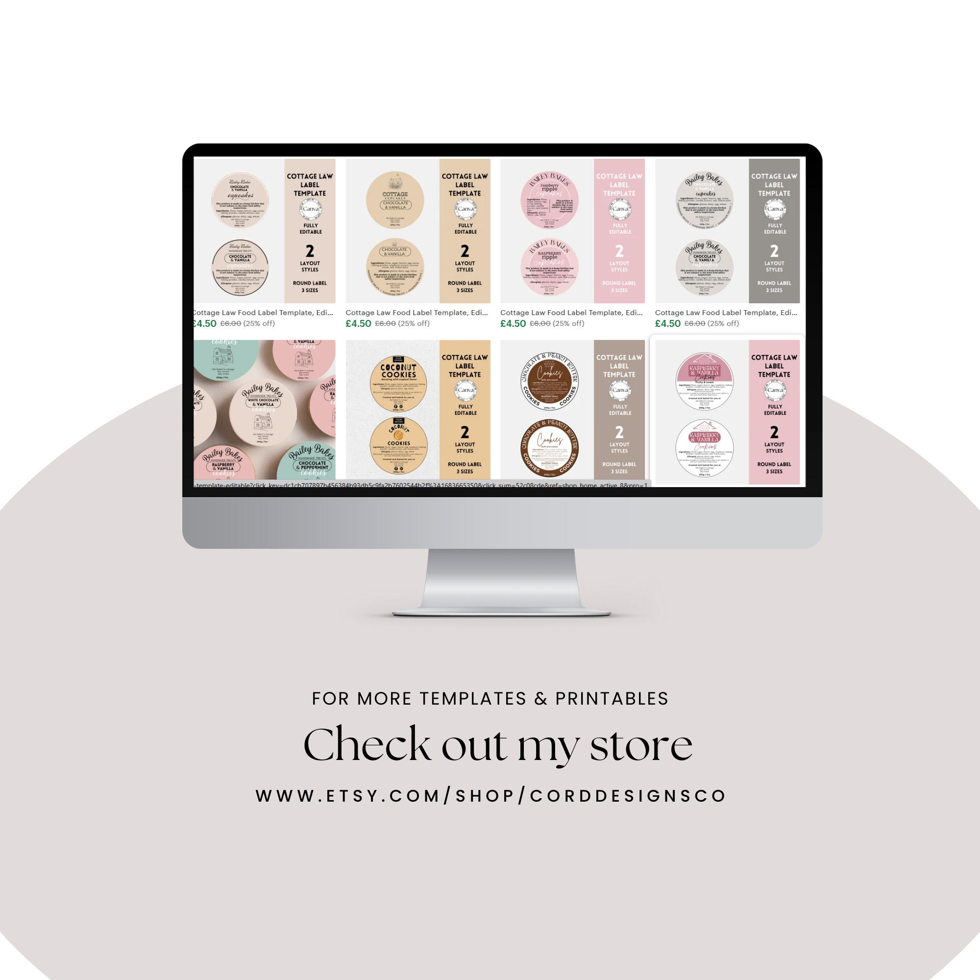 Sourdough Loaf Care Card Label, Editable Sourdough Bread Label, Custom ...