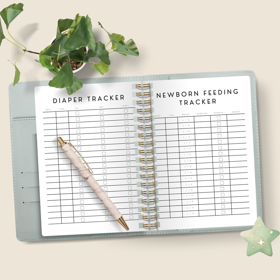 Printable Baby Planner New Born Baby Record Book Baby - Etsy