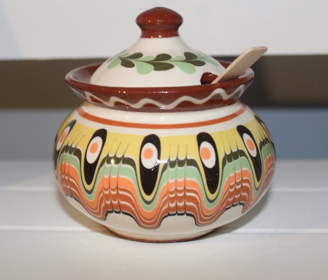 Traditional Bulgarian Ceramic Small Pot - Etsy