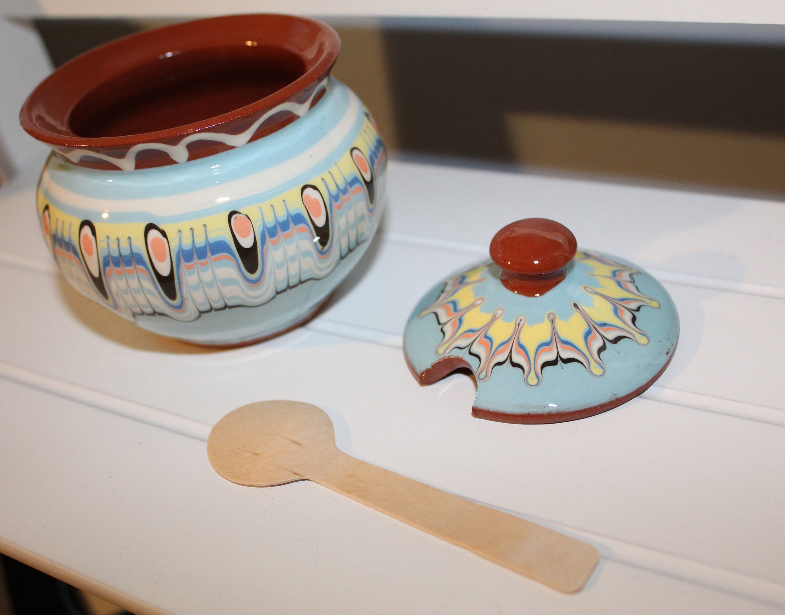 Traditional Bulgarian Ceramic Small Pot - Etsy