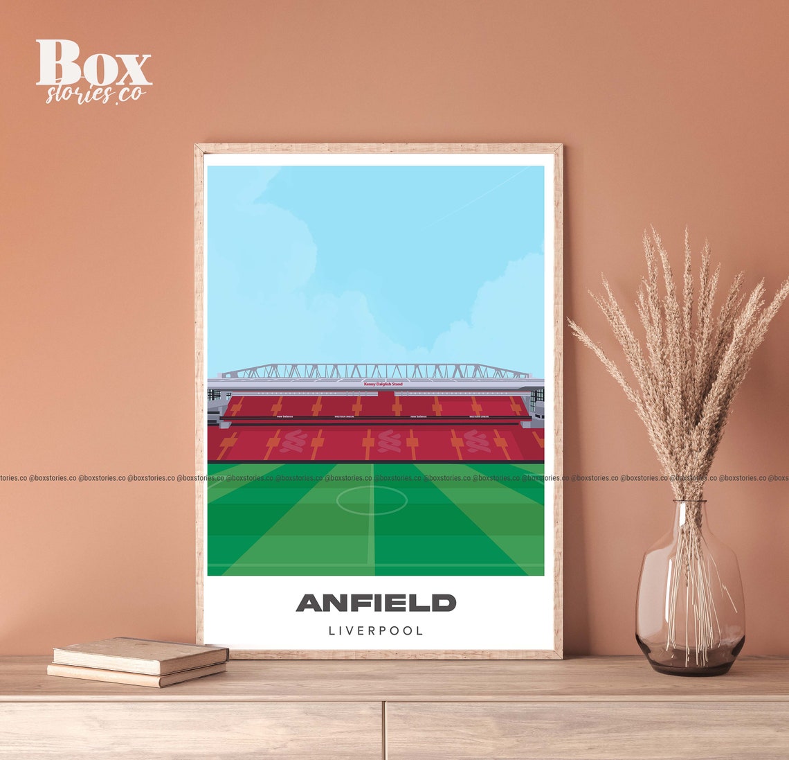 Anfield: Liverpool Stadium Poster Print - Etsy