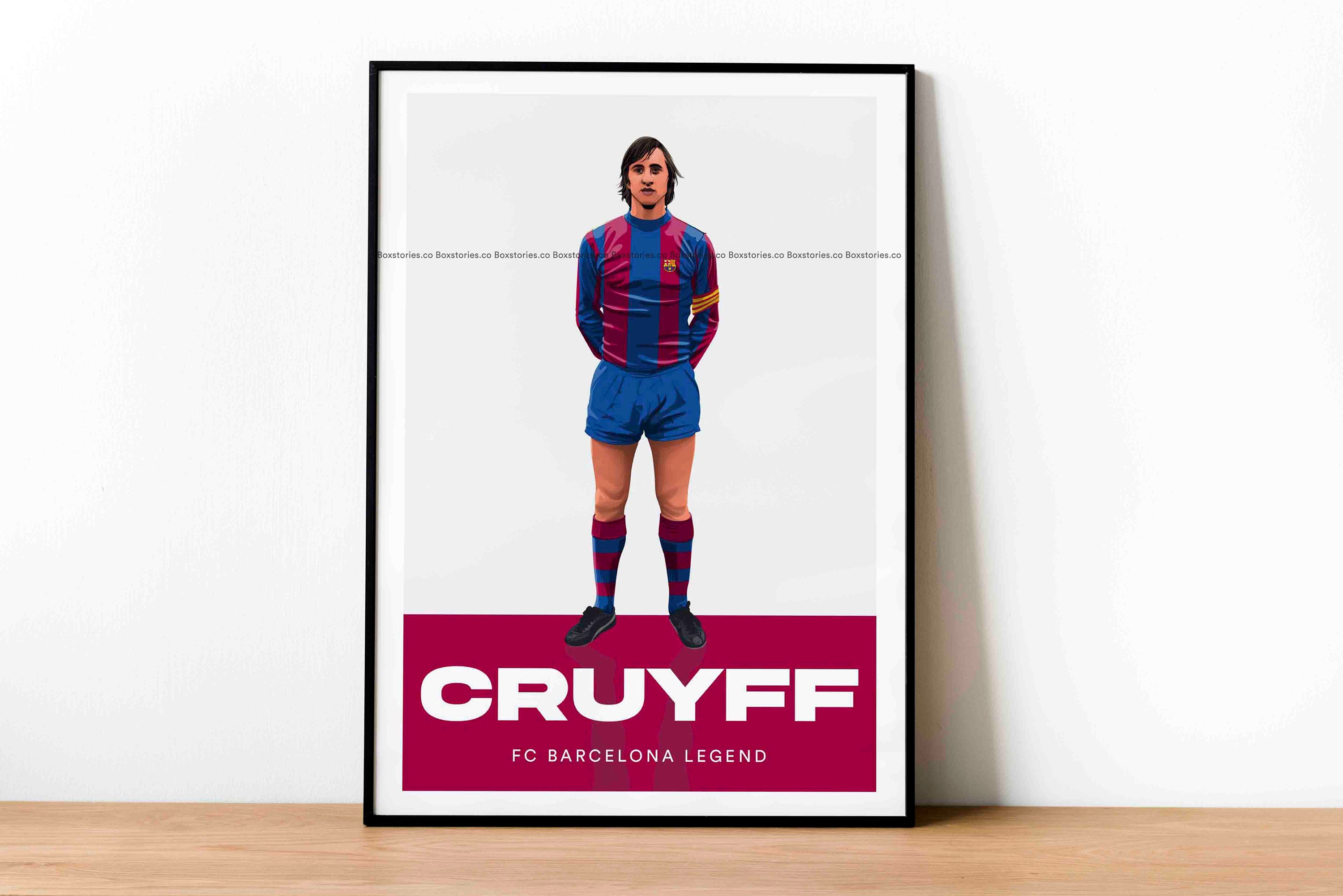 Johan Cryuff: FC Barcelona Legend - Etsy
