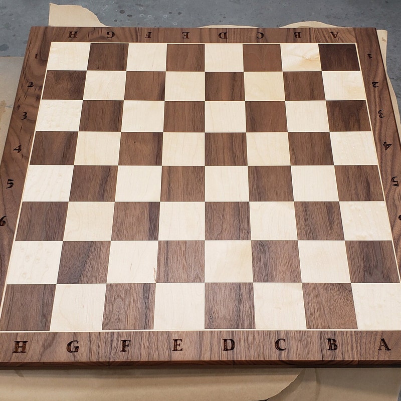 Engraved Chess Board - Etsy