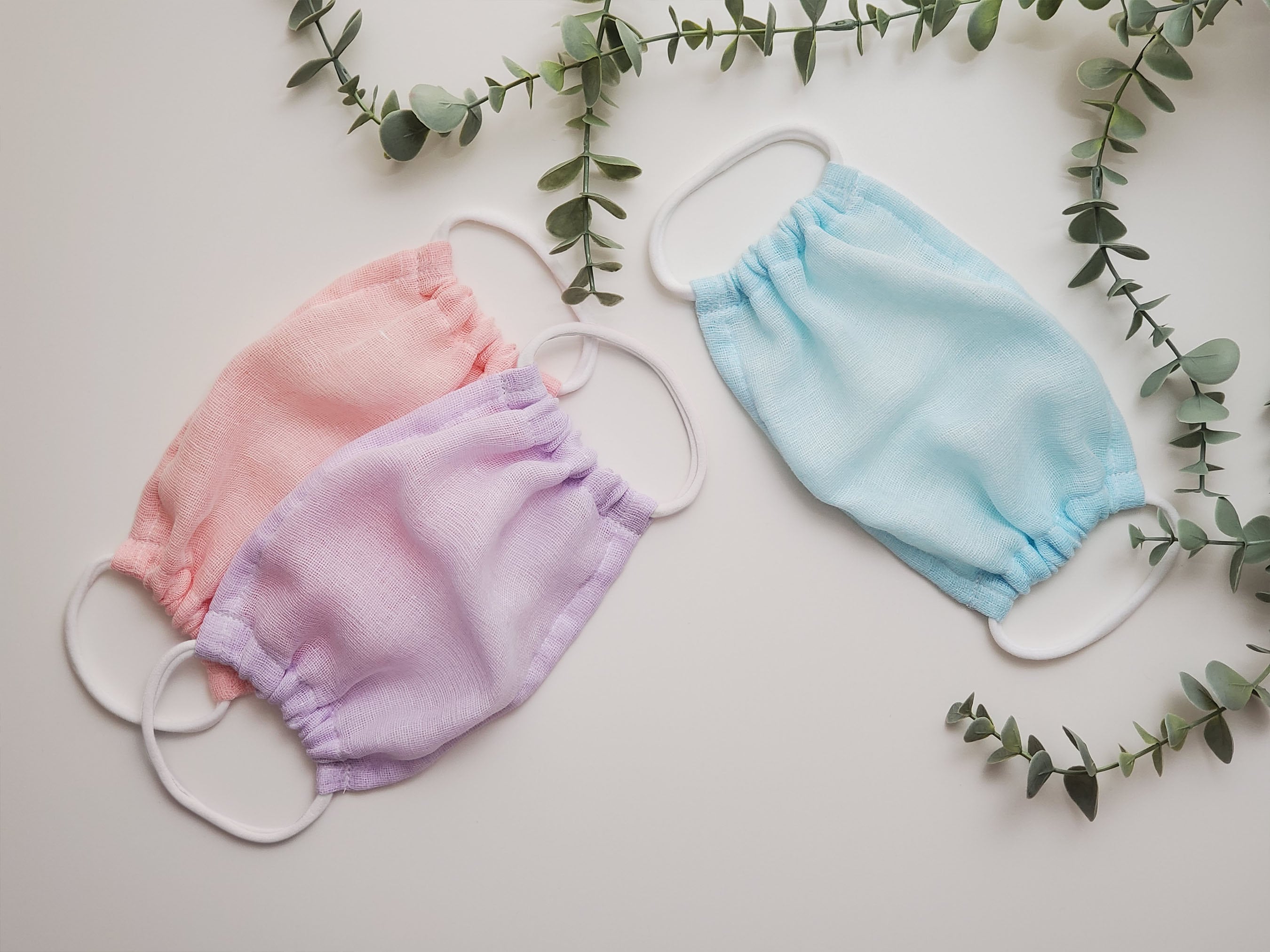 Cheesecloth Pastel Color Mask Super Breathable 100% Cotton | Etsy