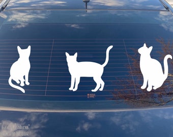 Cat Window Decal - Etsy