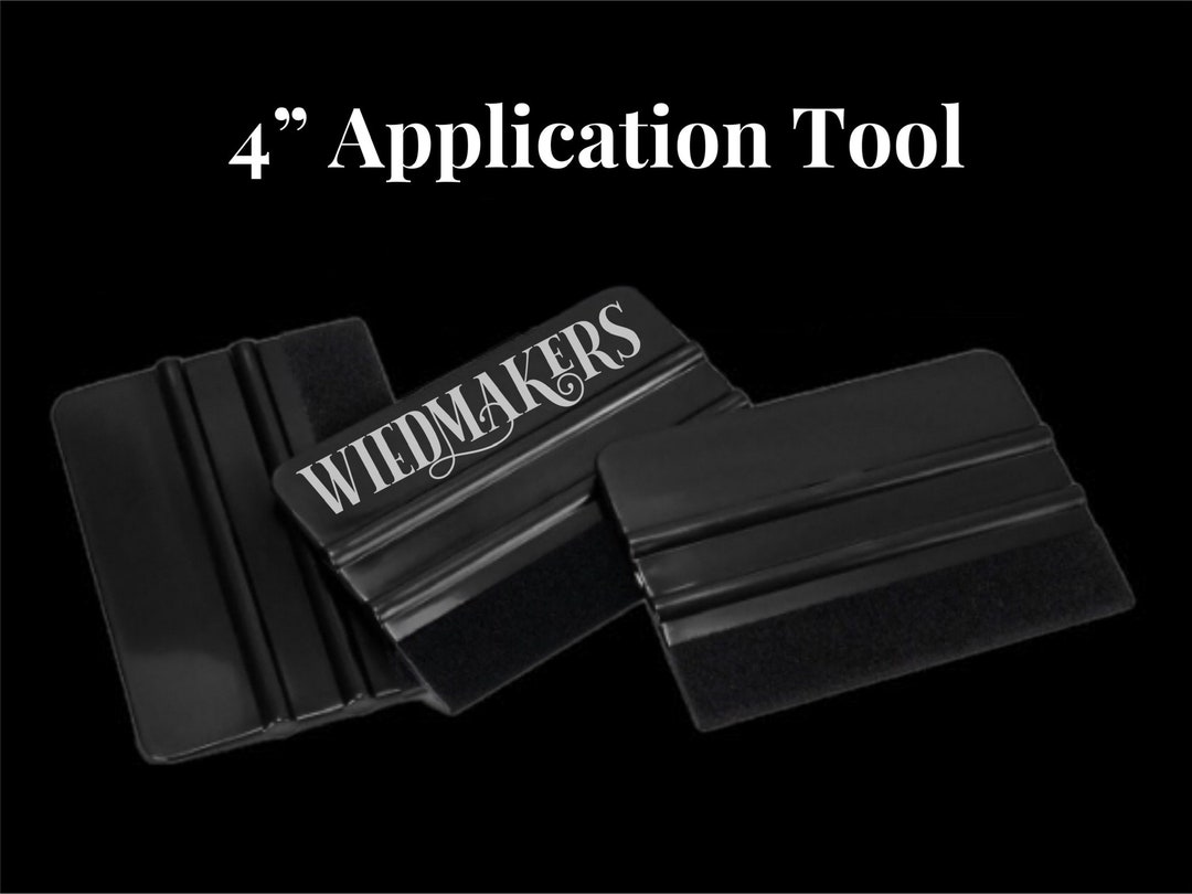 4 Decal Application Tool With Felt Edge Decal Application Squeegee ...