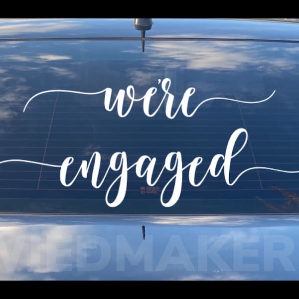 Just Engaged Sign - Etsy