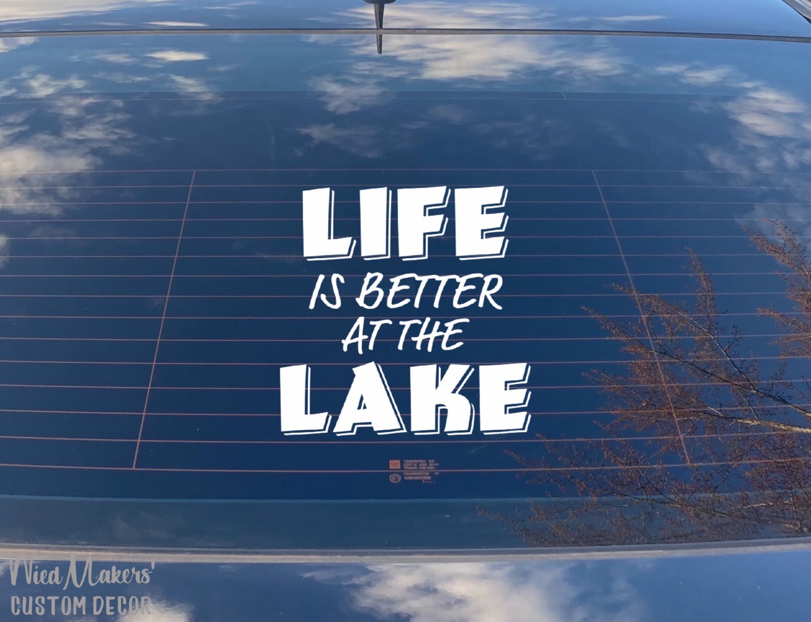 Lake Decals for Car Lake Decals for Boat Lake House Decor - Etsy