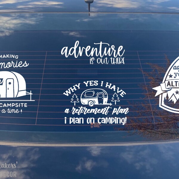 Camping Decal - Etsy