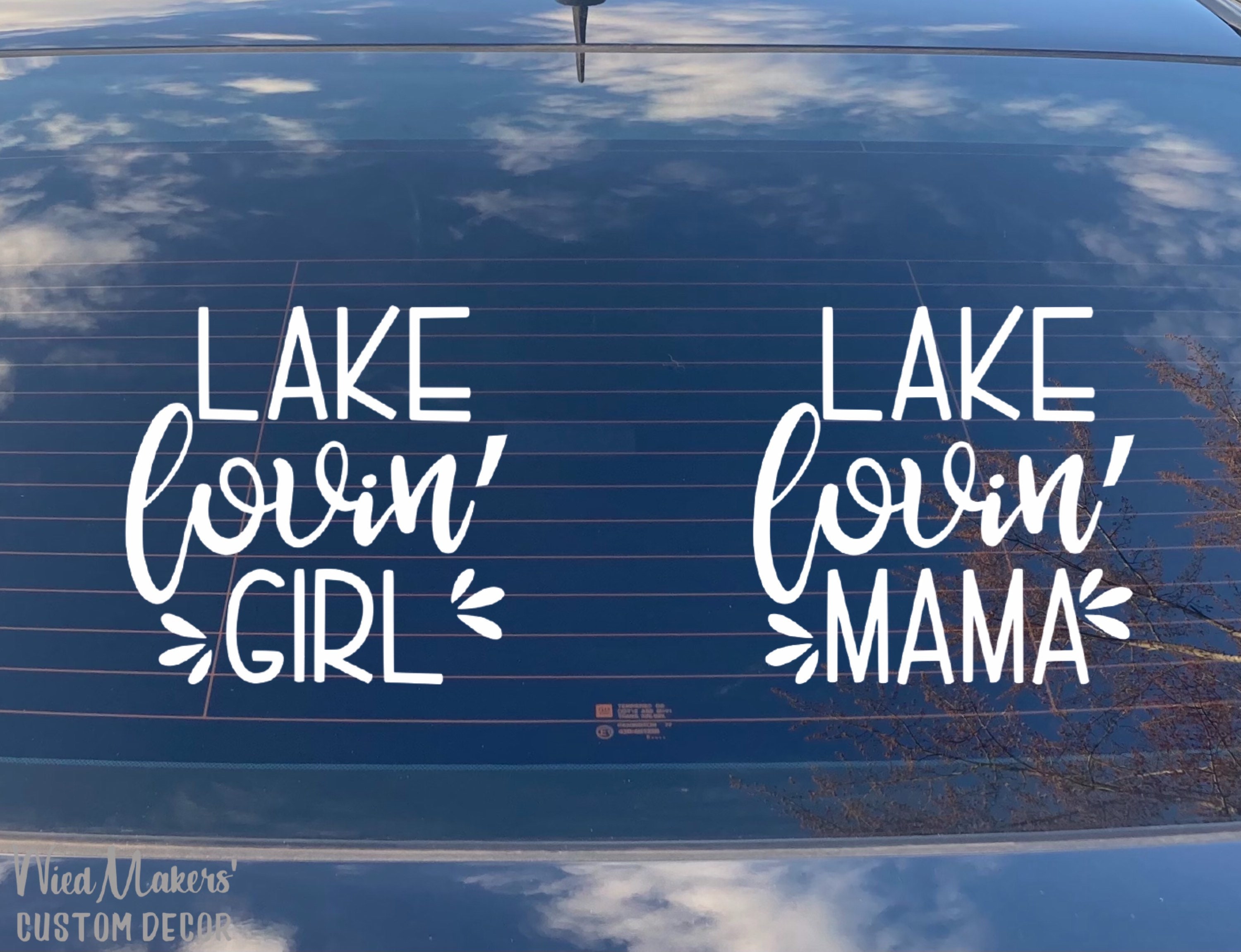Lake Decals for Car Lake Decals for Boat Lake House Decor - Etsy