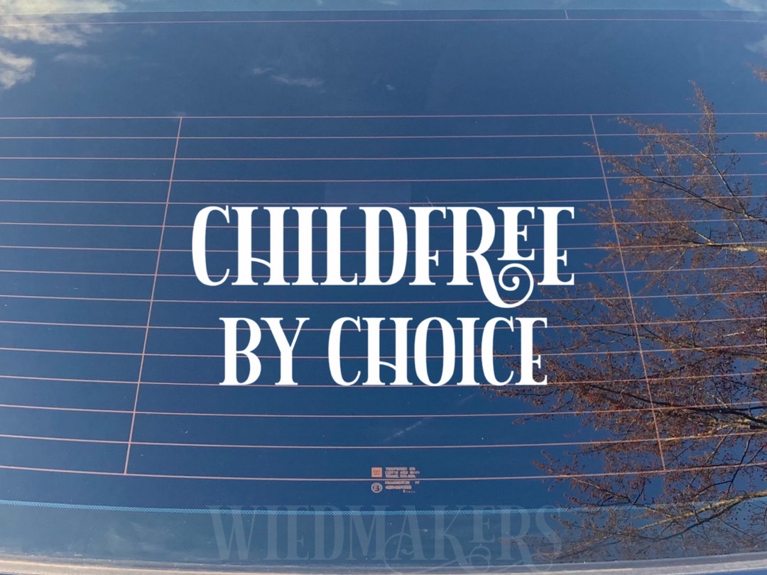 Childfree Decal, Childfree by Choice, Sink & Dink Decals, Childfree Car ...