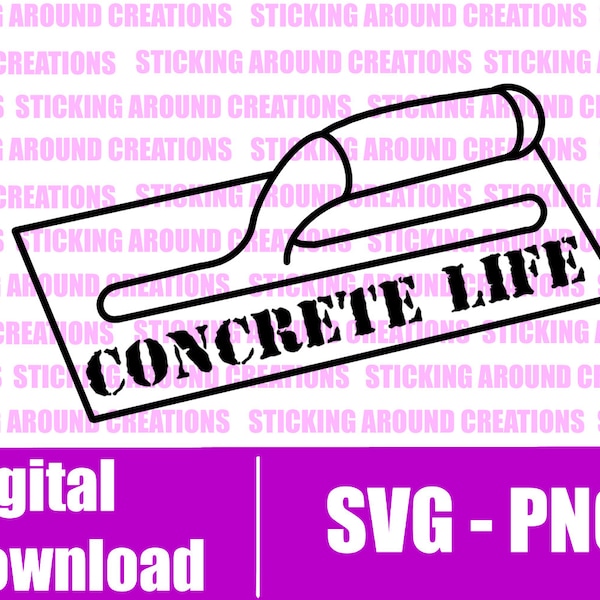 Concrete Trowel Svg - Etsy