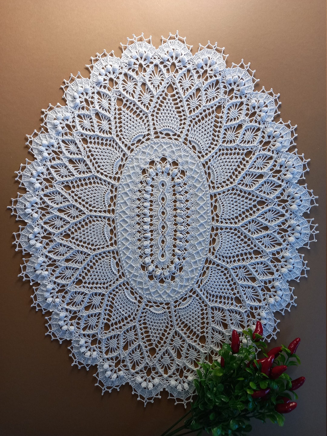 Made to Order; Large Oval Tablecloth - Etsy