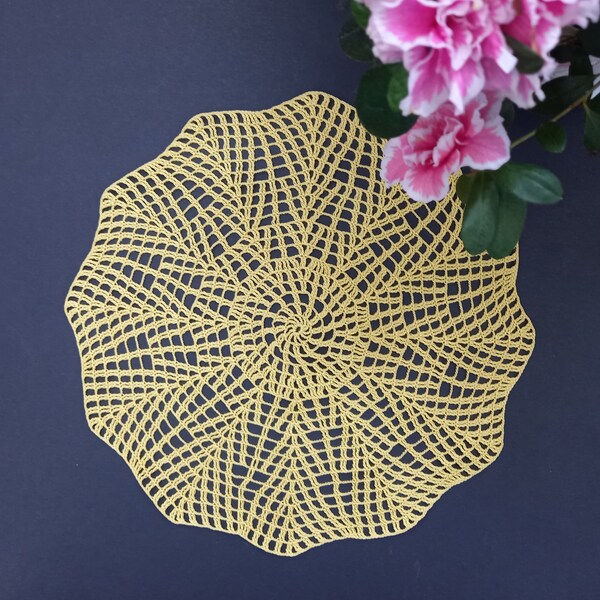 Wheat Doily - Etsy