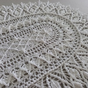 Made to Order; Oval Doily New White - Etsy