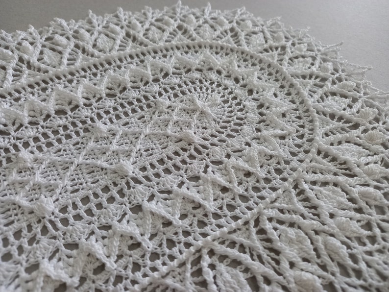 Made to Order; Oval Doily New White - Etsy