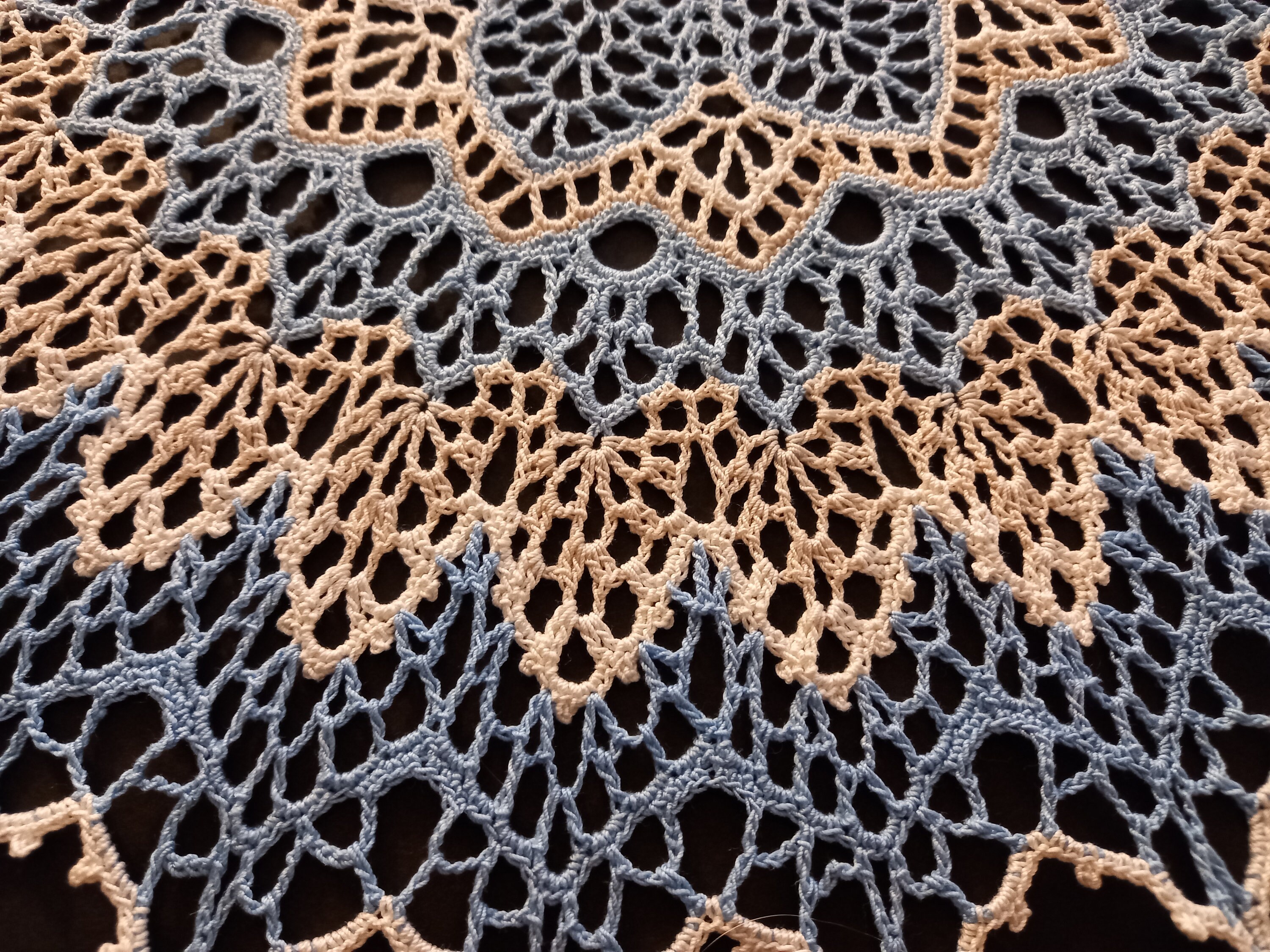 Made to Order Large Doily Colorful Blue - Etsy